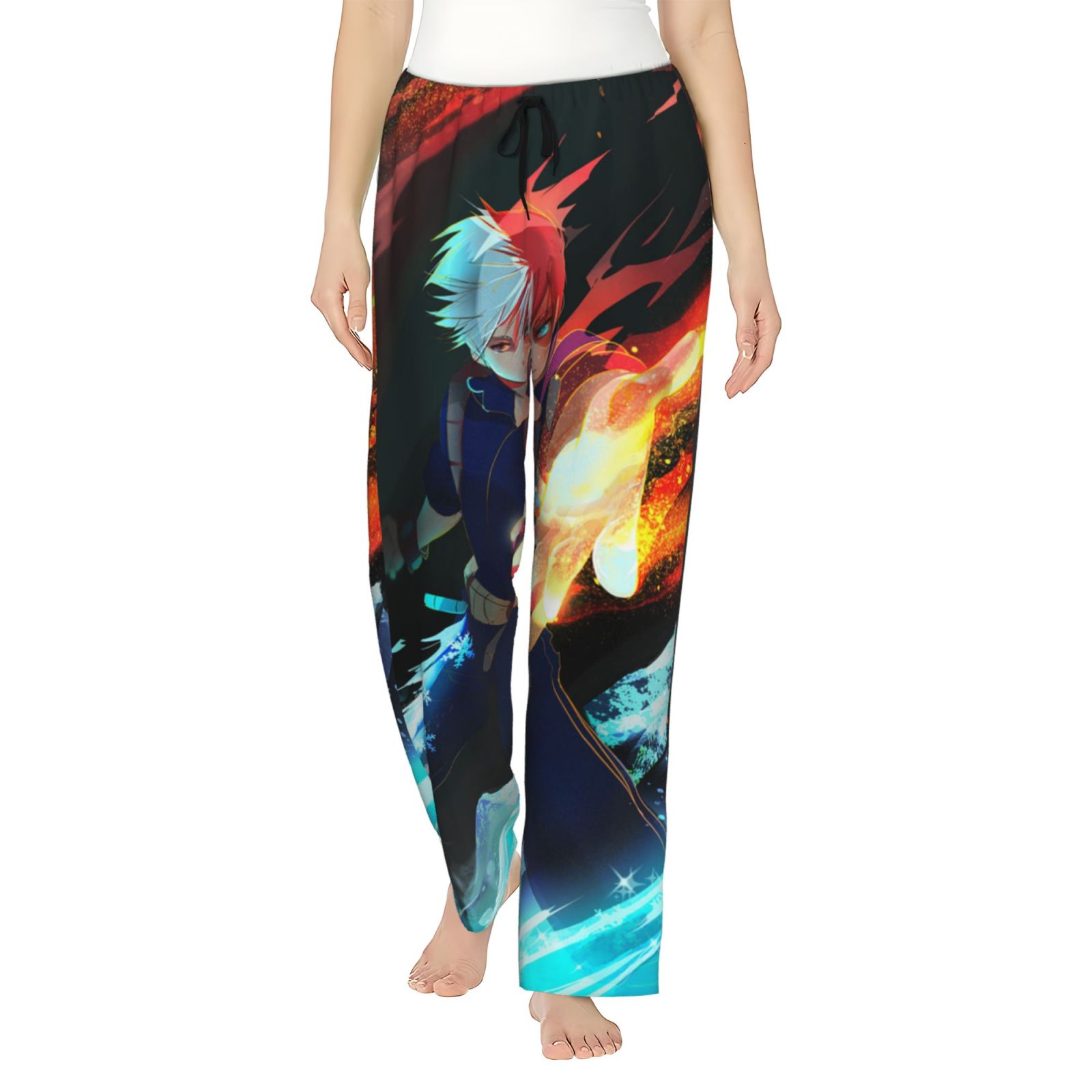 Todoroki Shoto My Hero Academia Women's Pajama Pants With Pockets ...