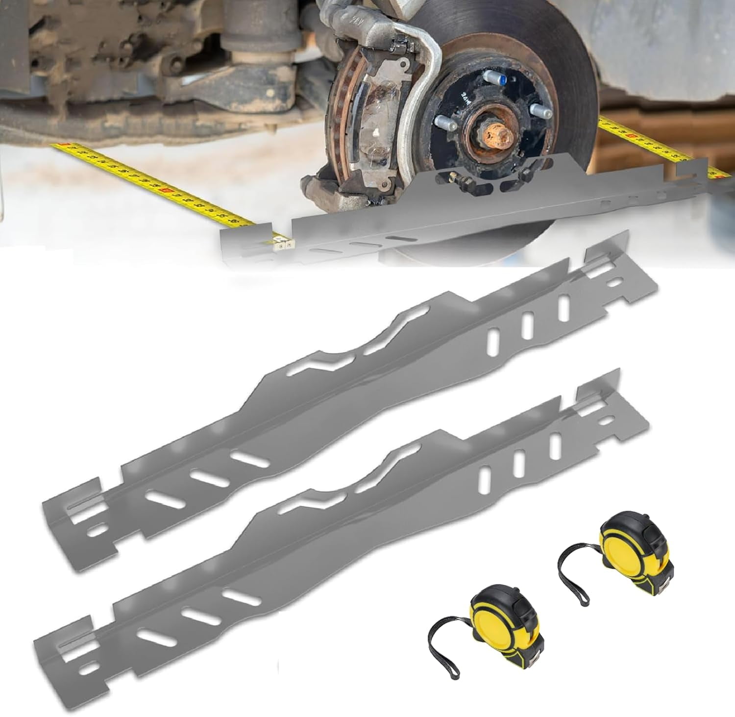 Toe Alignment Tool Plates 2Pcs, Heavy Duty Wheel Alignment Tool ...