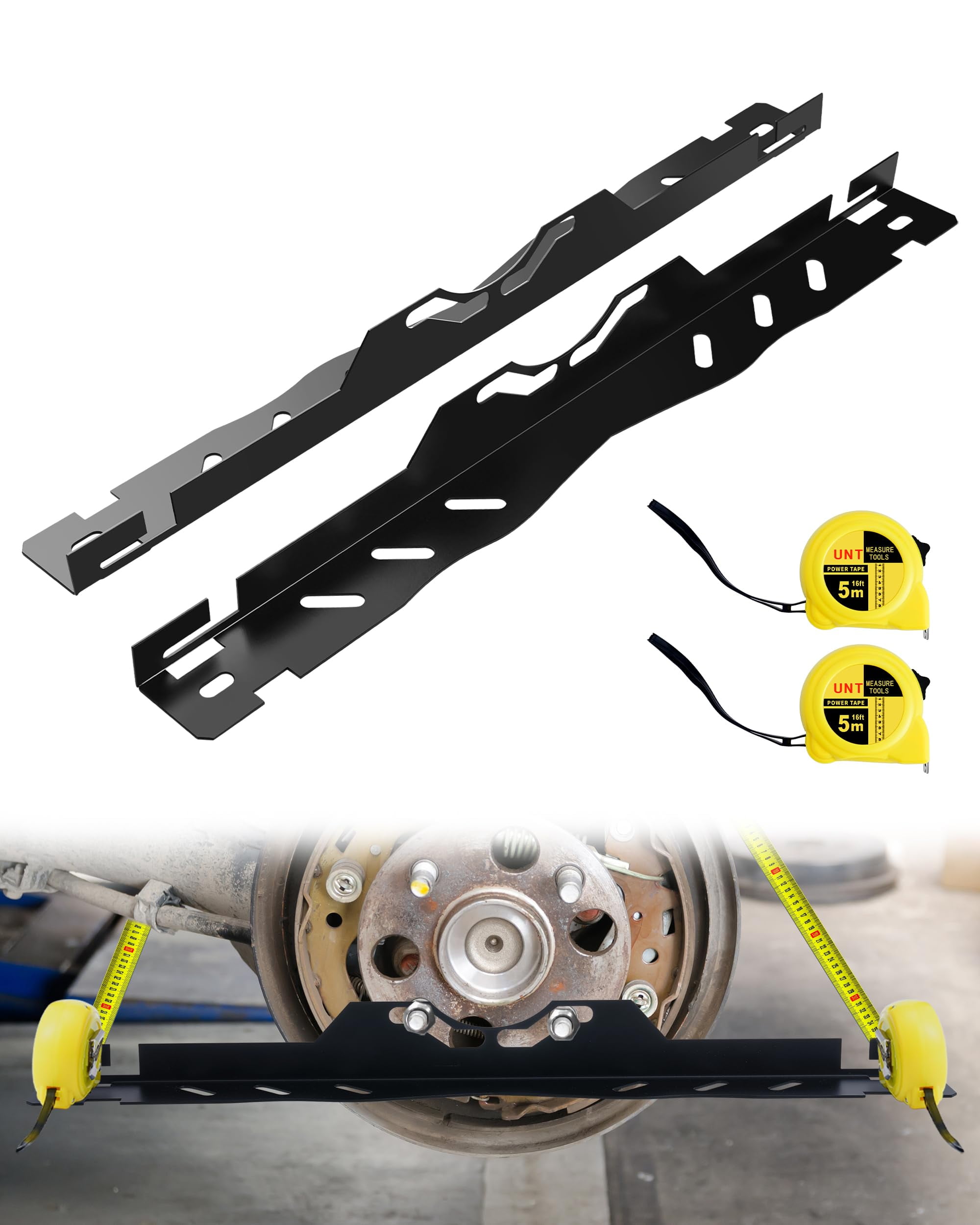 Toe Alignment Tool Plates 2pcs, Wheel Alignment Tool Two 5m Measuring ...