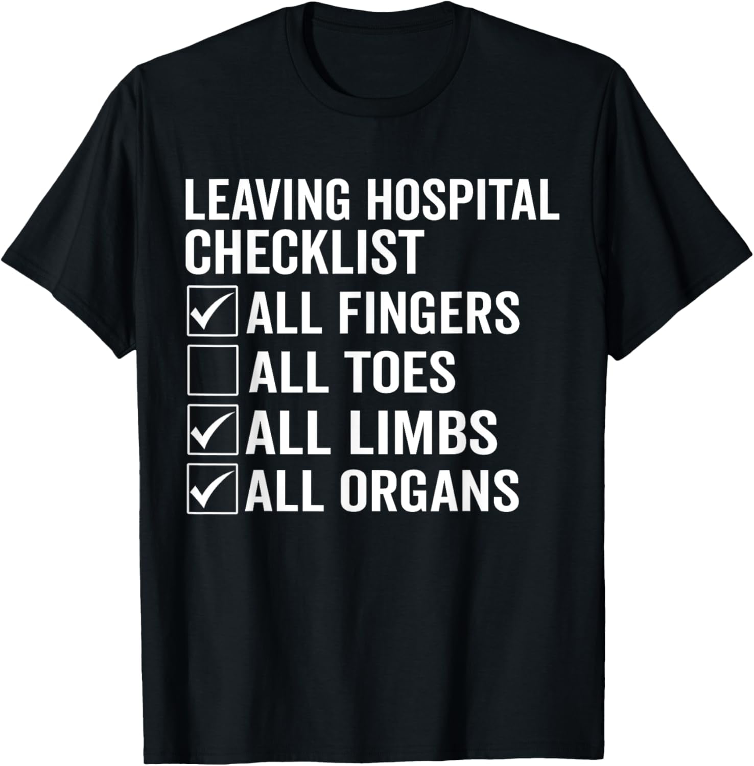 Toe Amputee Funny Humor Prosthetic Amputation T-Shirt - Walmart.com