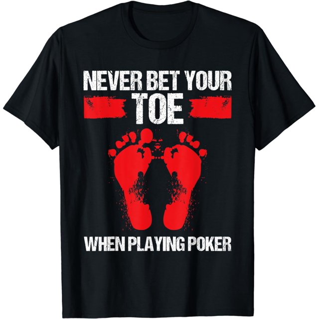 Toe Amputee Never bet your Toe Funny Amputated Toe Survivor T-Shirt ...