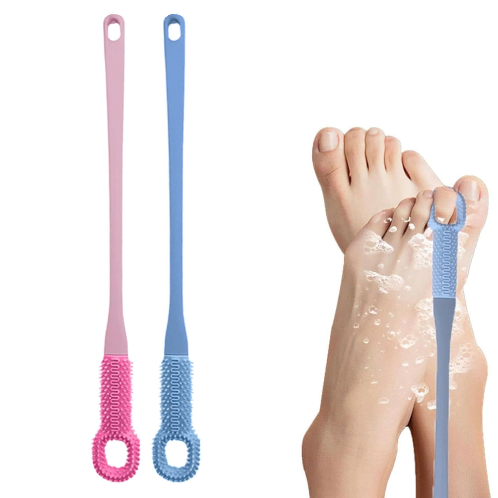 Toe Cleaner - Long Handled Foot Cleaner in Shower - Comfortable ...