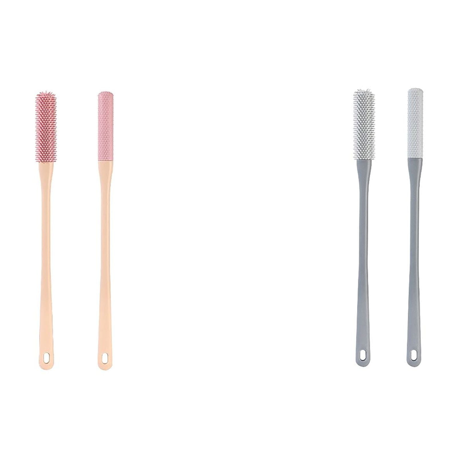 Toe Cleaning Brush, 15.7" Shower Foot Scrubber Brush, Long Handle ...