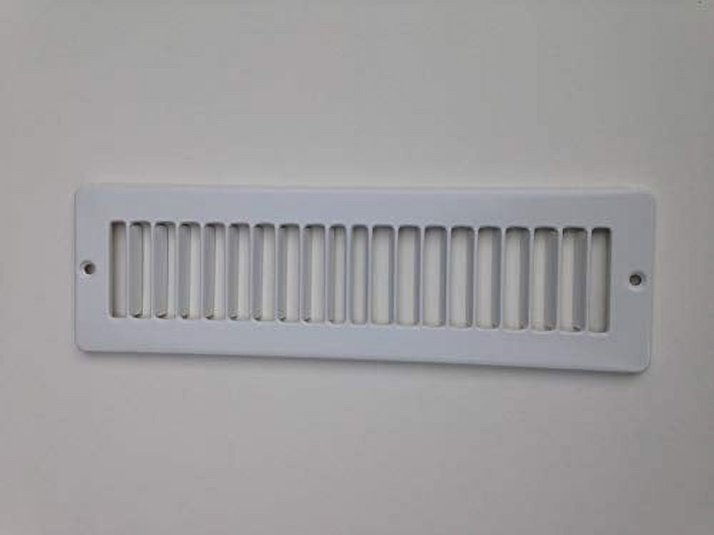 Toe Ductor Under Cabinet Heating and Cooling White Register Plate ...