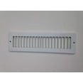 Toe Ductor Under Cabinet Heating and Cooling White Register Plate ...