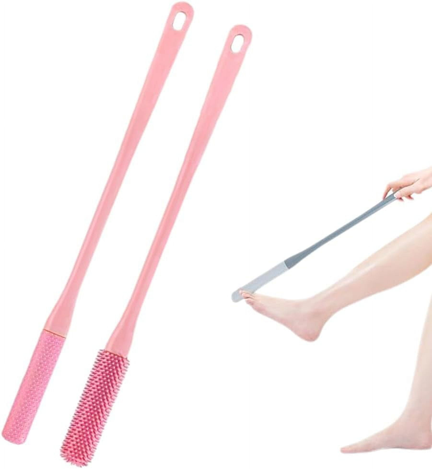 Toe Gap Cleaning Brush, 15.74 Inch Feet Scrubber for Dead Skin Remove ...