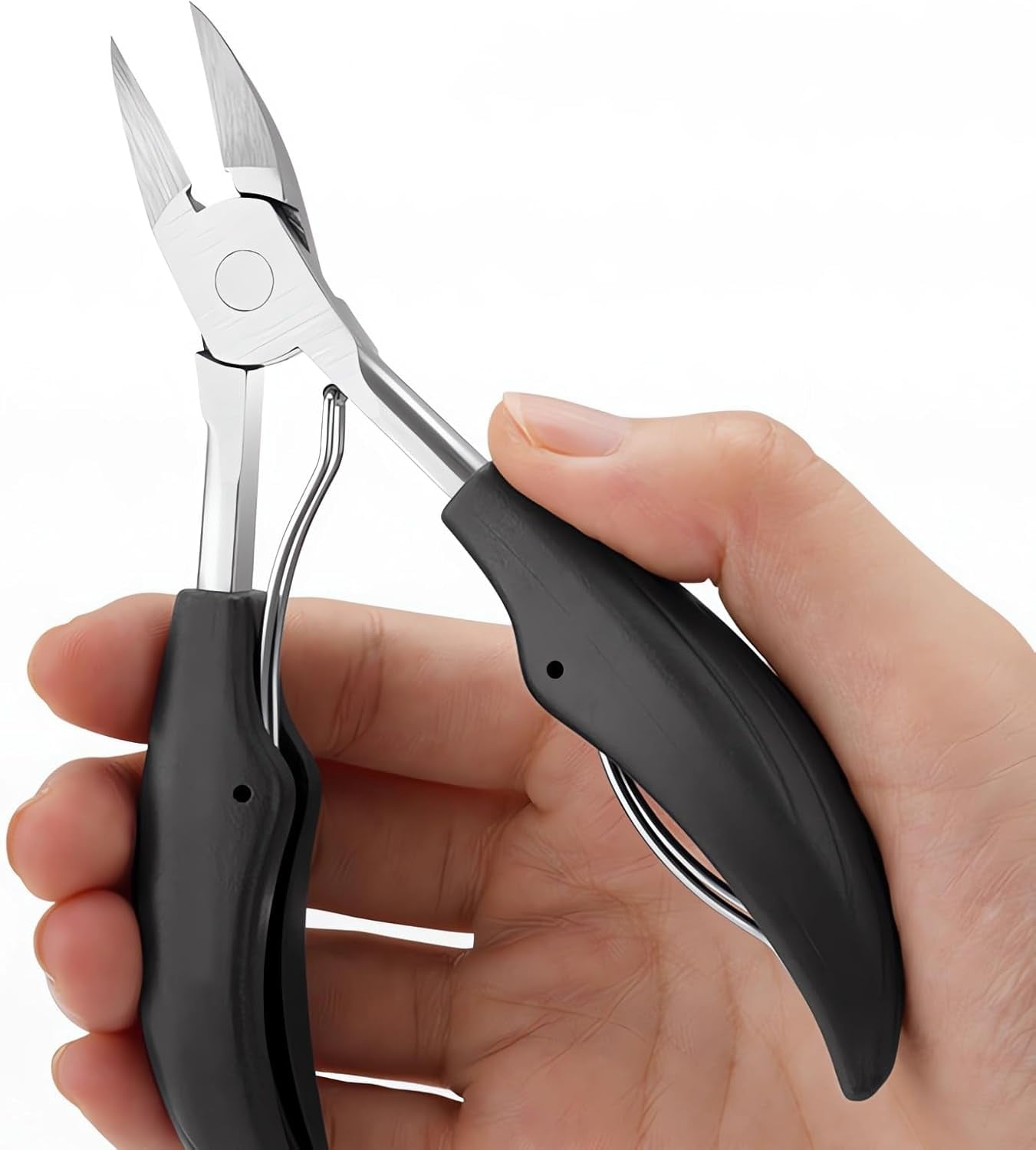 Toe Nail Clippers For Men, Surgical Grade Stainless Steel Sharp Blades ...