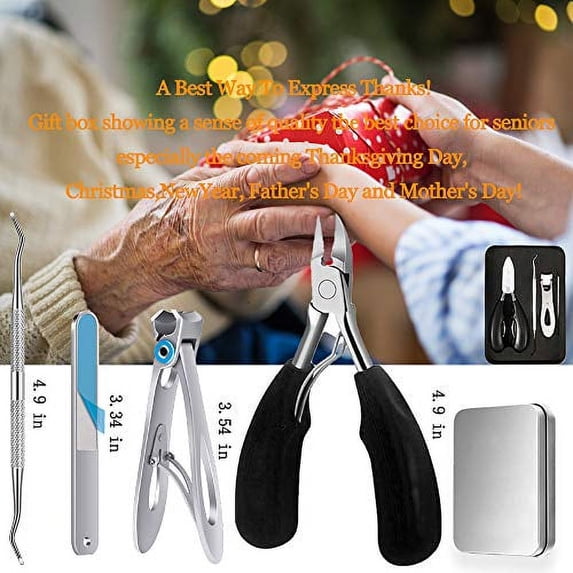 Toe Nail Clippers for Thick Nails,Large Toenail Clippers for Ingrown ...
