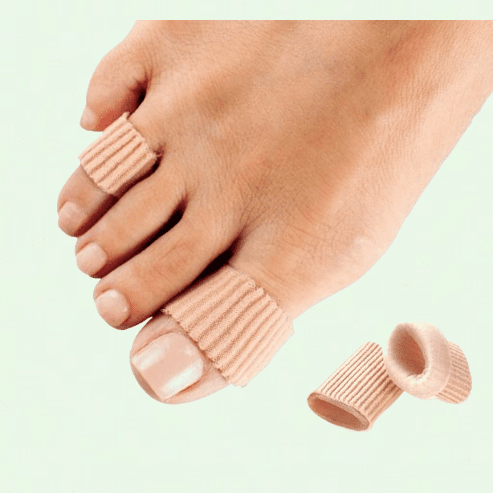 Toe Protection Gel Pads Set of 6 - Comfortable and Stretchable - Soft ...
