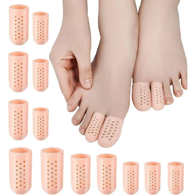 Toe Protectors Toe caps, 12 Pieces Breathable to Relieve Missing or ...