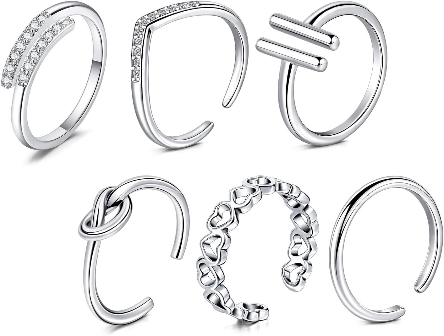 Toe Rings For Women Toe Rings And Anklets For Women Toe Ring Adjustable ...