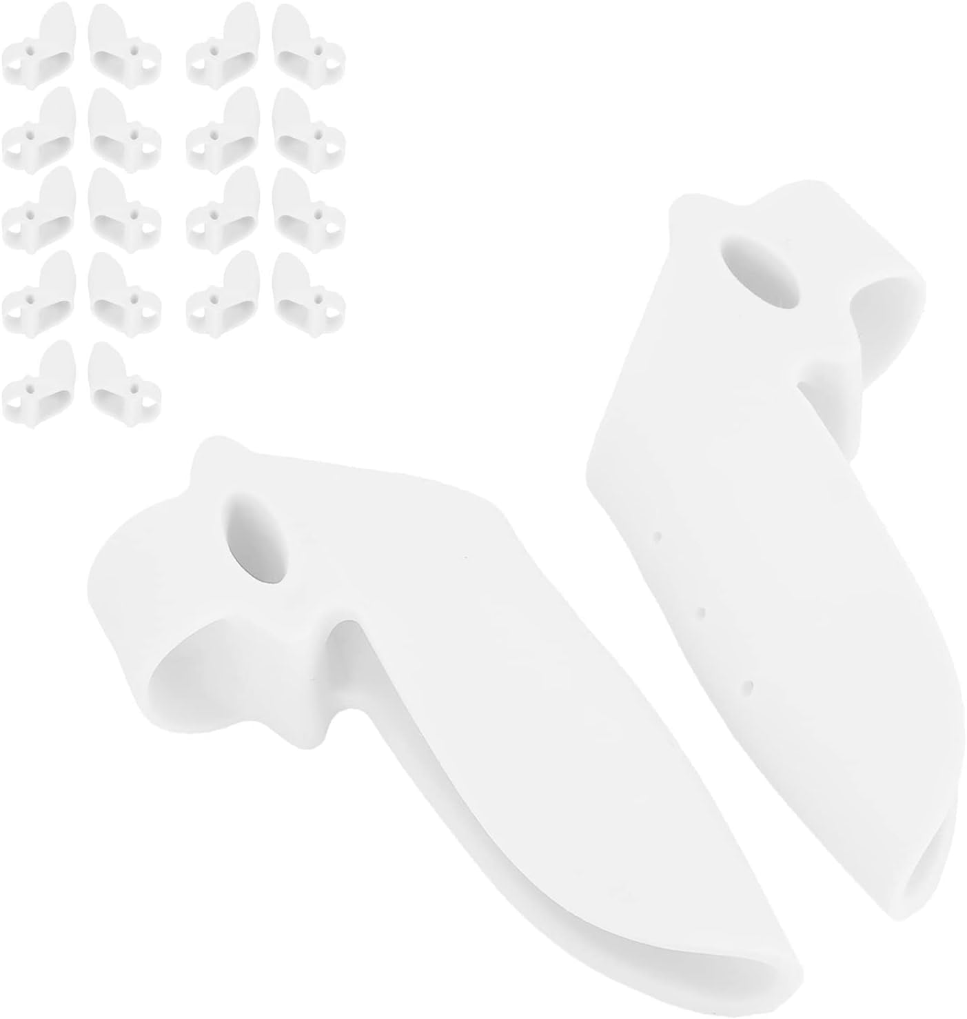 Toe Separator,10 Pairs Toe Valgus Corrector Overlap SEBS Separator ...