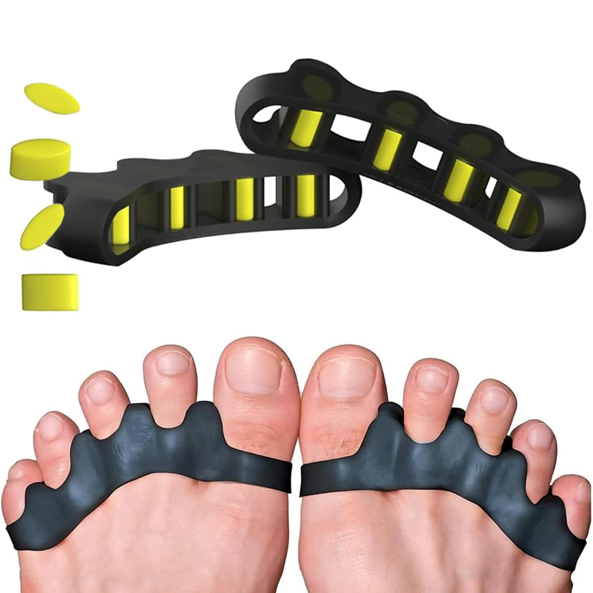 Toe Separator for Feet Toe Spacers Correct Toes Yoga Silicone Hammer ...