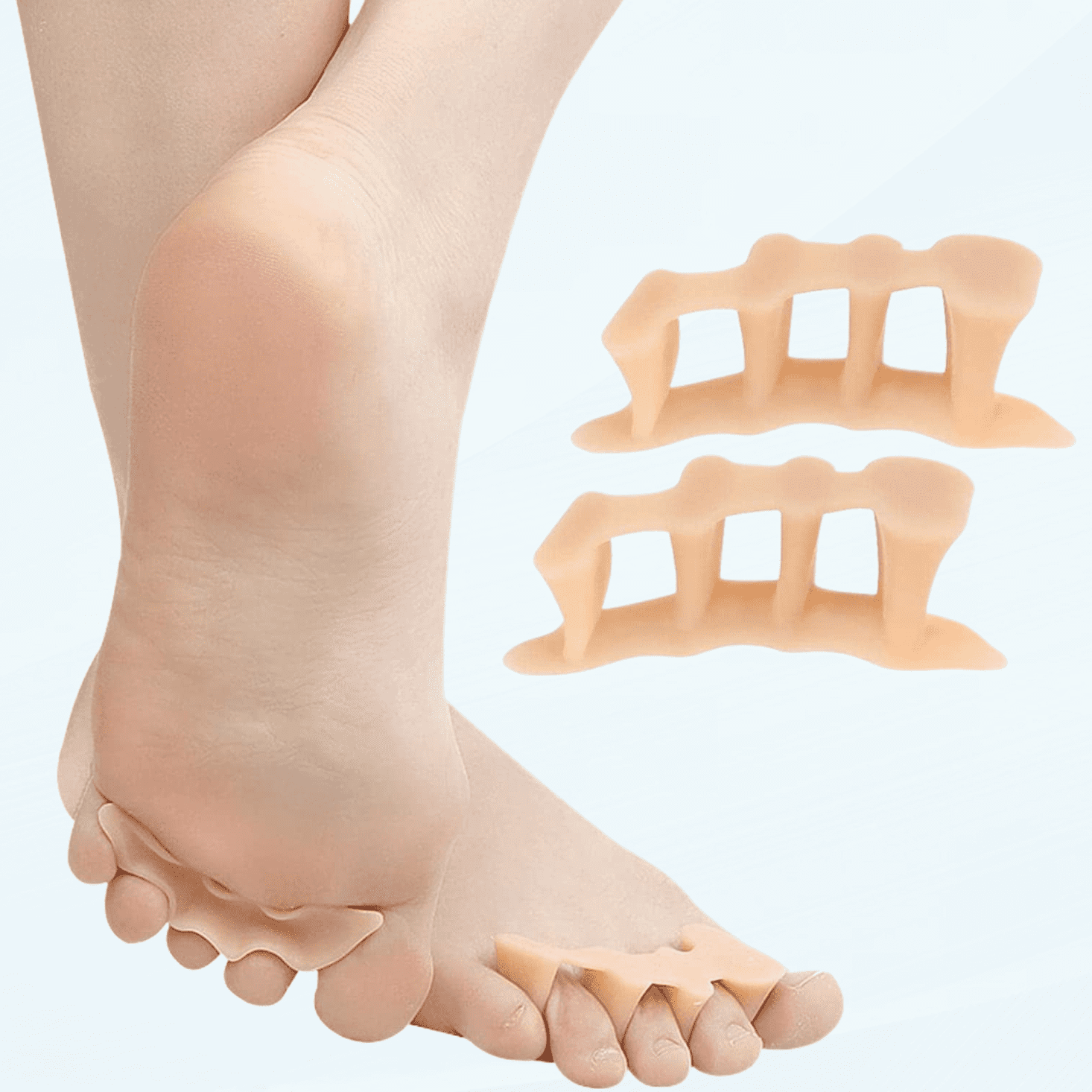 Toe Separator | Hammer Toe Straightener and Corrector - Lightweight ...