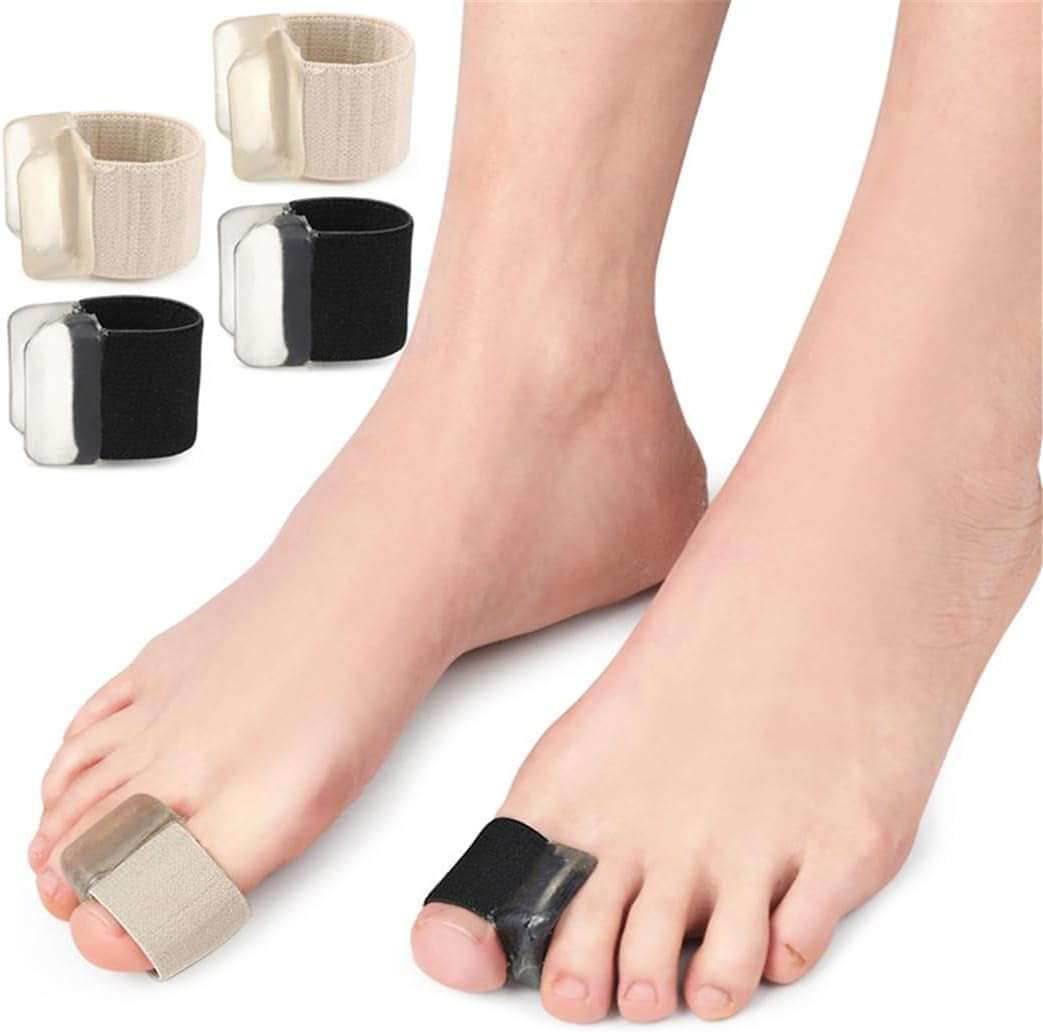 Toe Separators for Bunions, 2 Pair Gel Toe Spacers, Big Toe ...