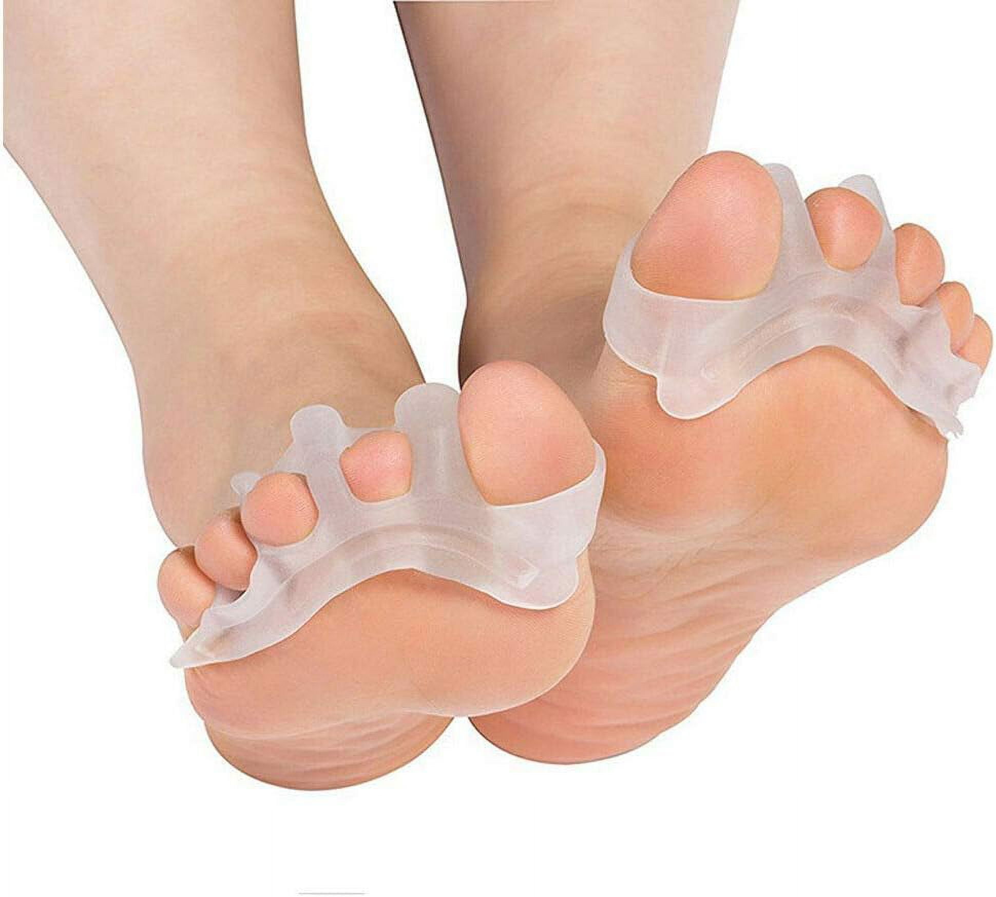 Toe Separators Gel, Extra Wide Toe Spreaders for Claw Bent Toes ...