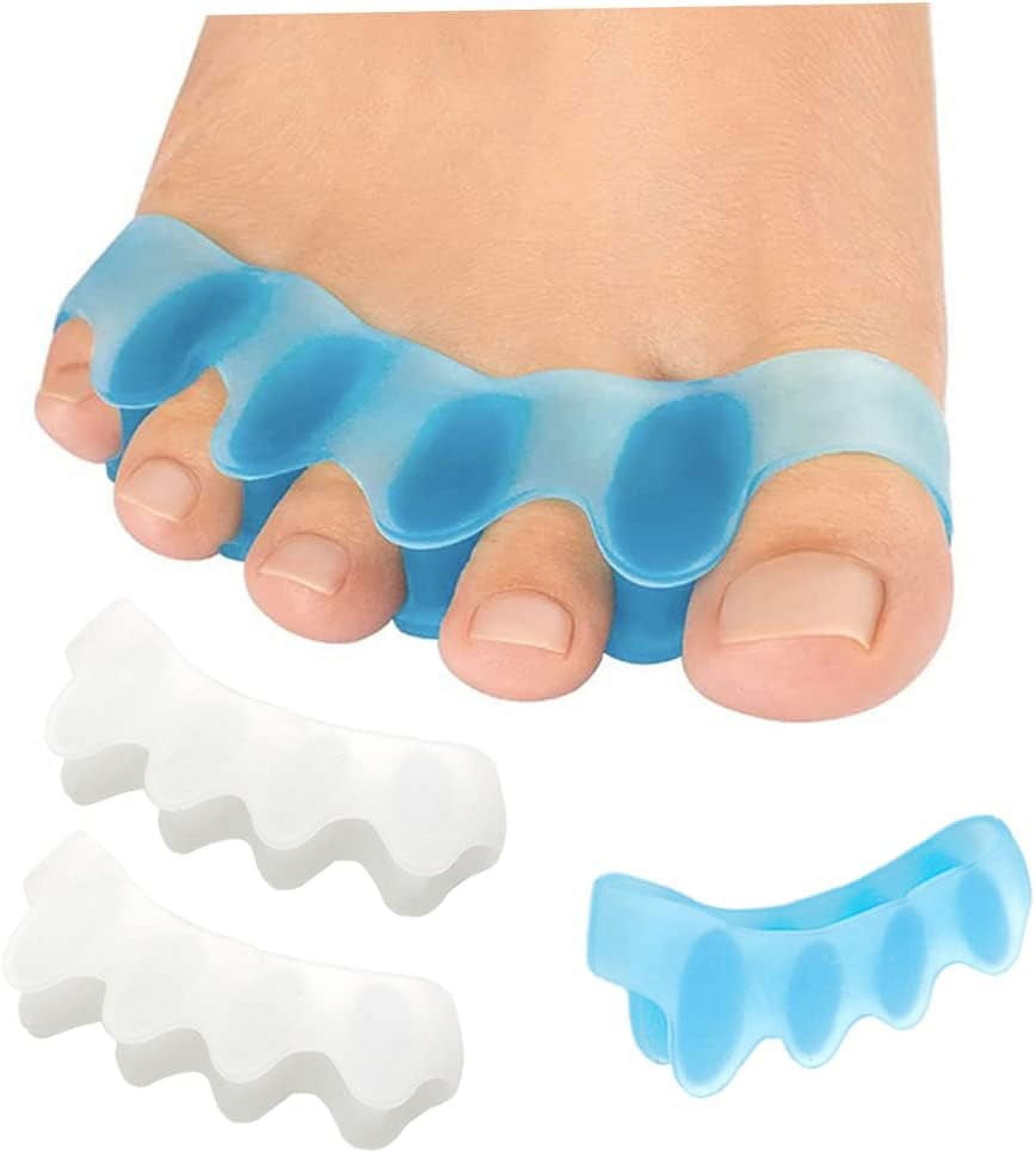 Toe Separators Gel Toe Spacers Bunion Corrector Toe Straightener for ...