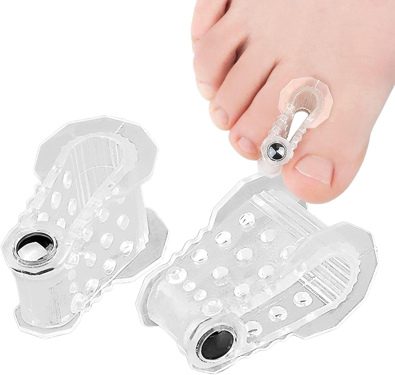 Toe Separators, Magnetic Toe Splitters for Women, Transparent ...