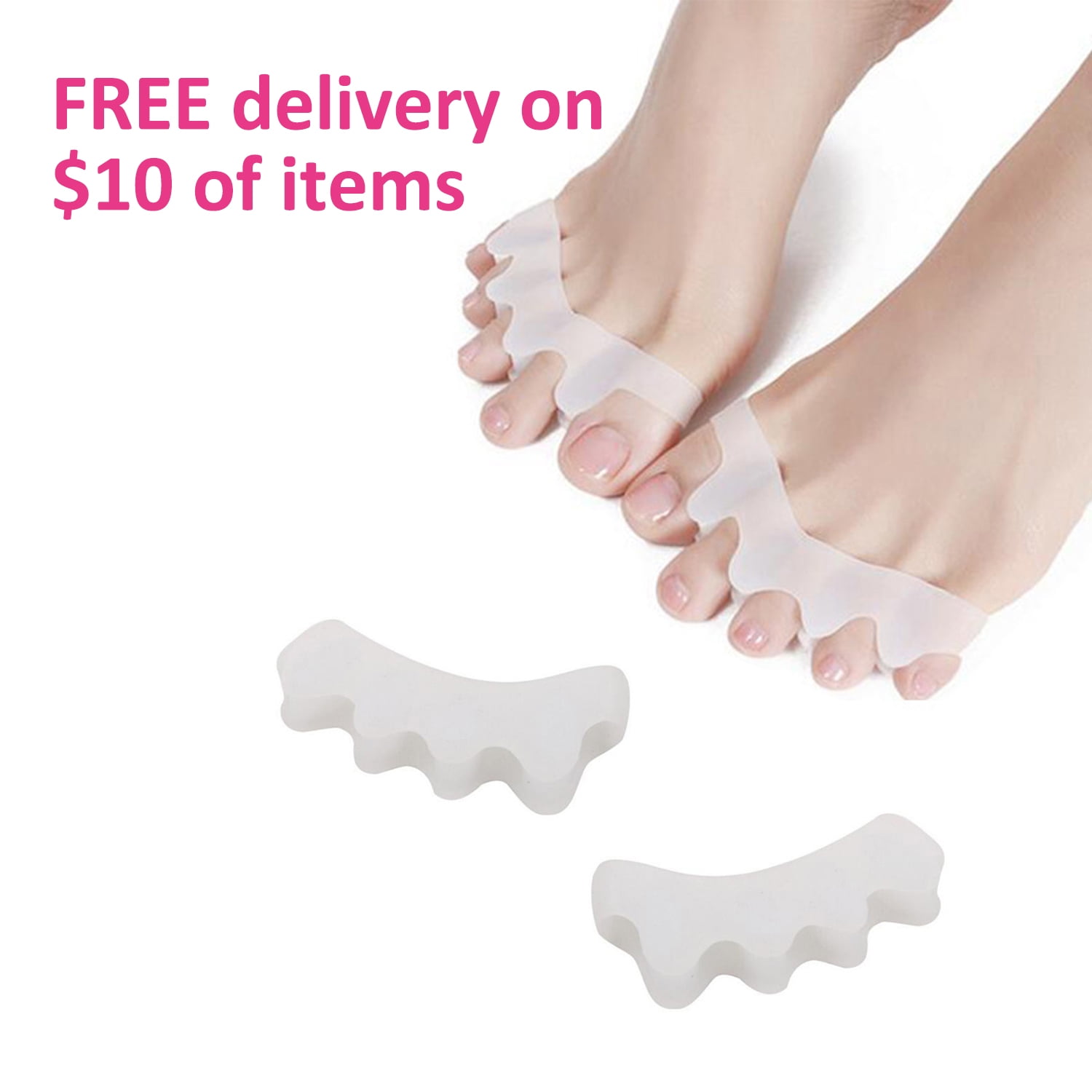 Toe Separators for Overlapping Toes MICPANG Correct Bunions and Restore ...