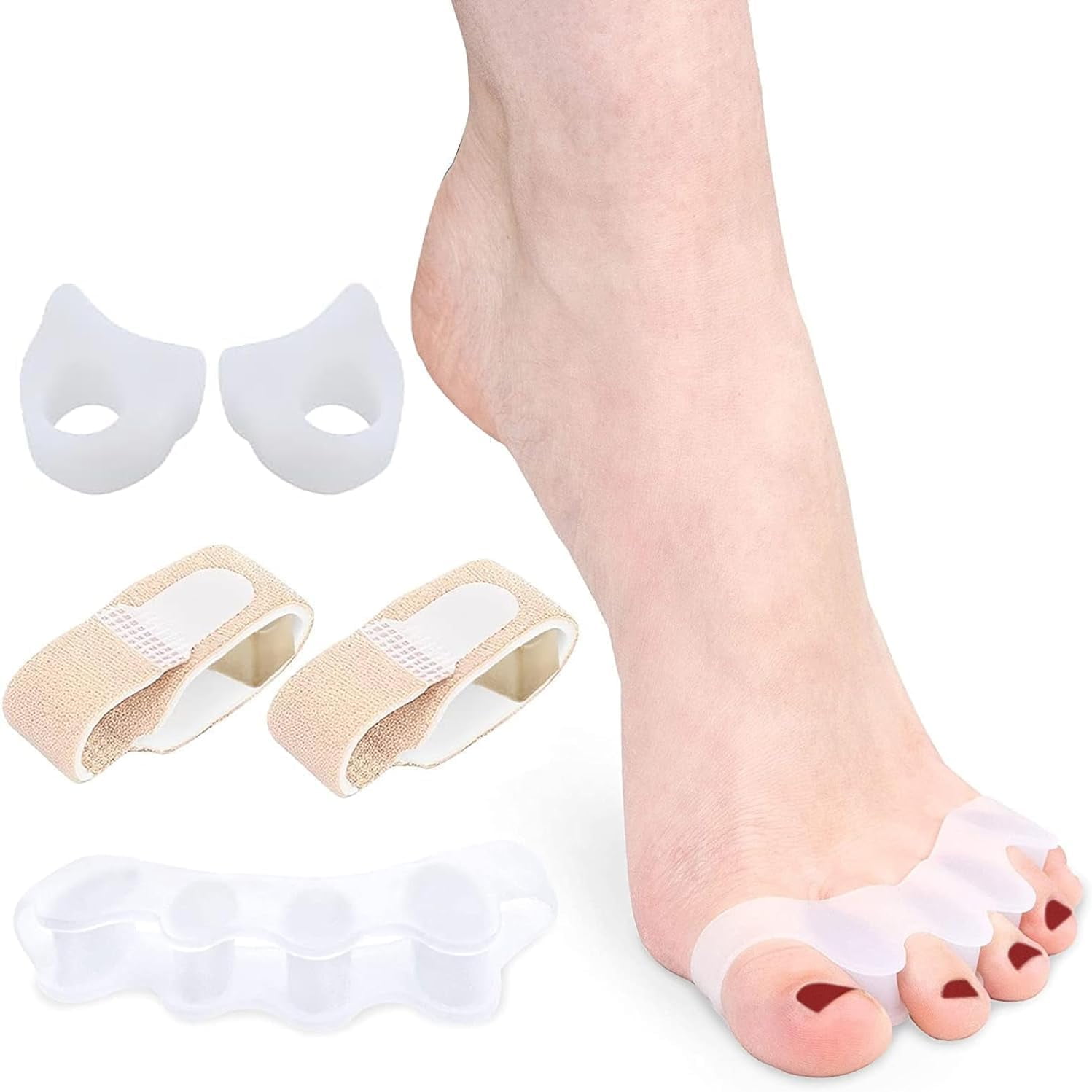 Toe Separators for Women & Men,Bunion Corrector,Foot Pain Relief and ...