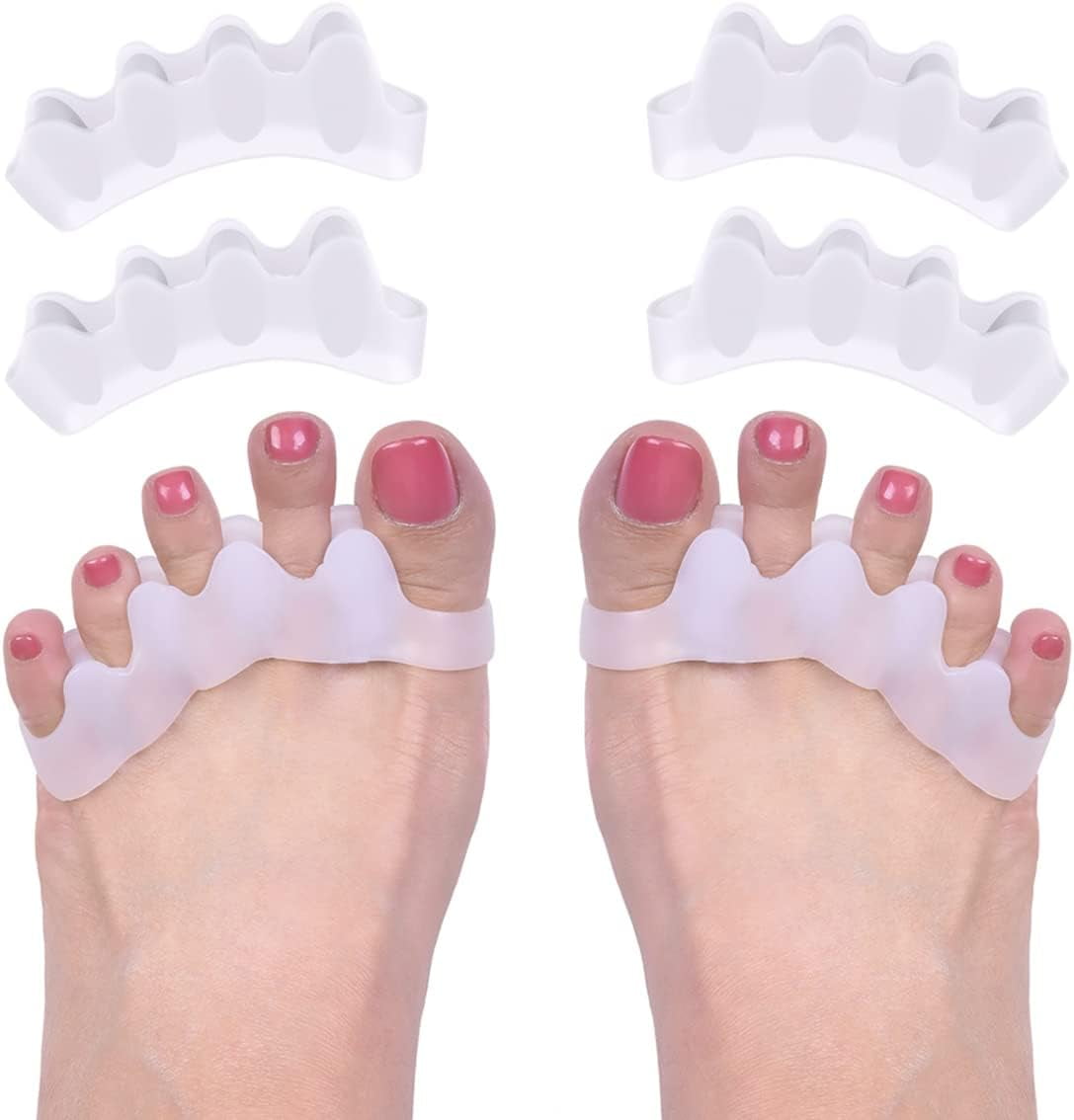 Chenzhuo Toe Separators, Gel Toe Spacers for Toe Correction, Bunion ...