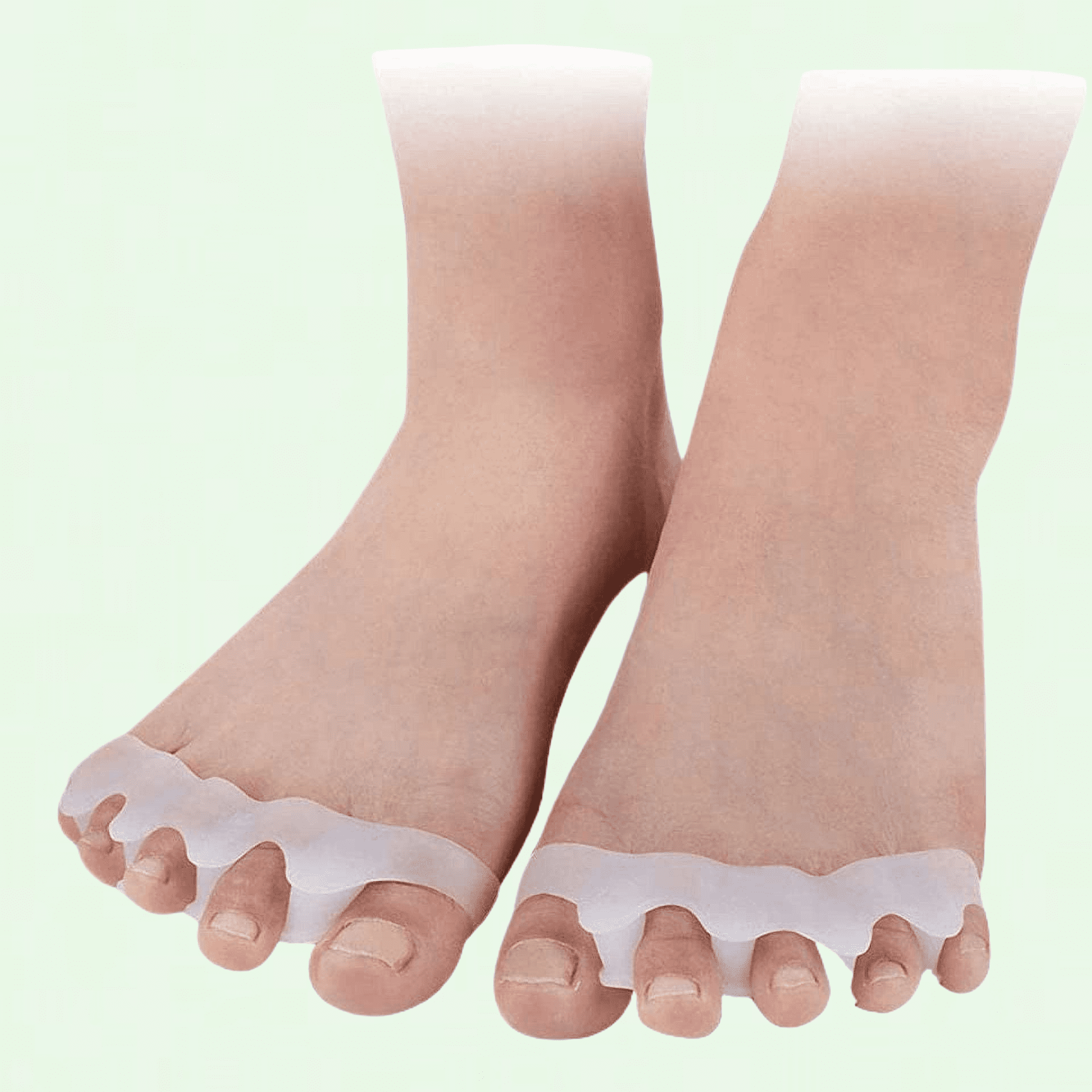 Toe Separators for Kids - 2 Pairs, Silicone Gel, Overlapping Toes ...