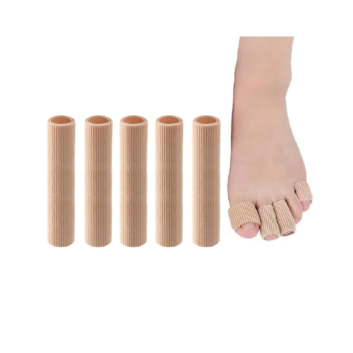 Toe Sleeve Protectors,5.9x1In Corn and Calluses Remover,Durable Relief ...