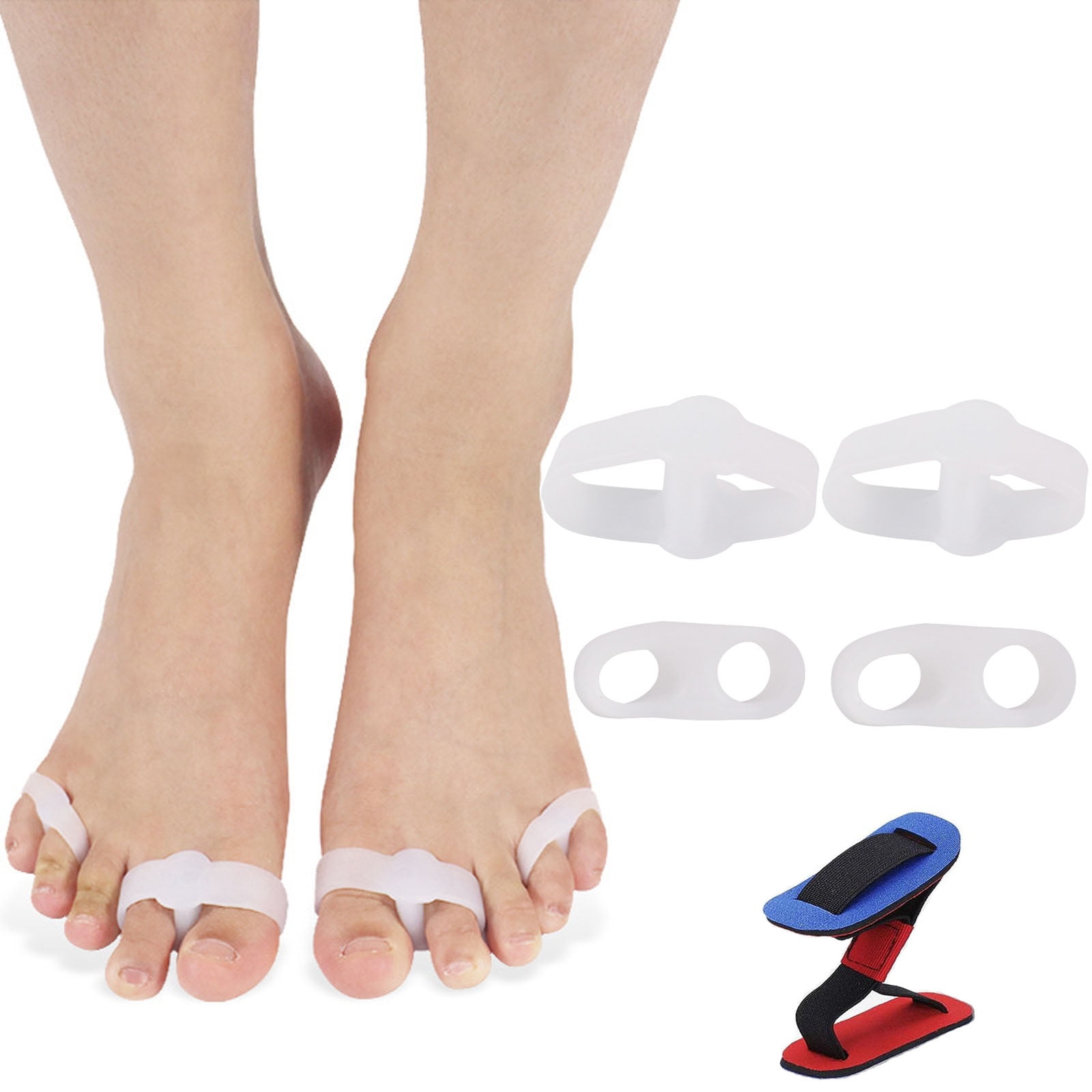 Toe Spacer, 4 Pieces Toe Spacer+1 Pieces Corrective Bandage, Toe Spacer ...