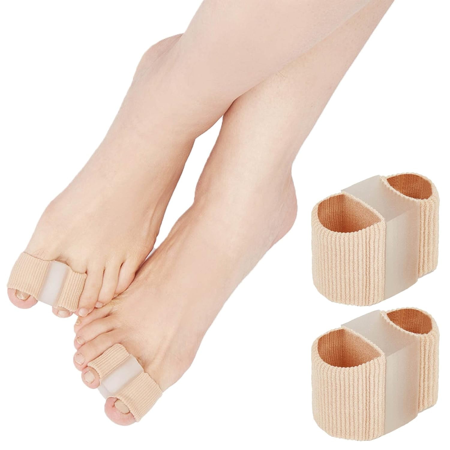 Toe Spacers for Feet Women,2pcs Bunion Corrector for Women,Double ...