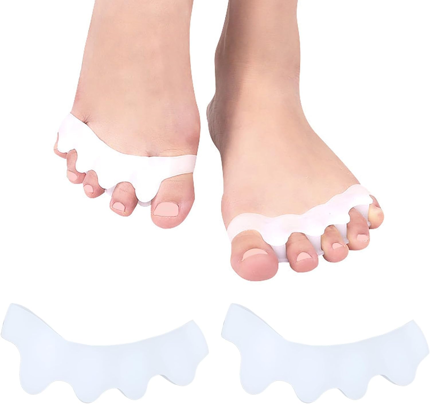 Toe Spacers Gel Stretcher Silicone Separator to Correct Toes Soft ...