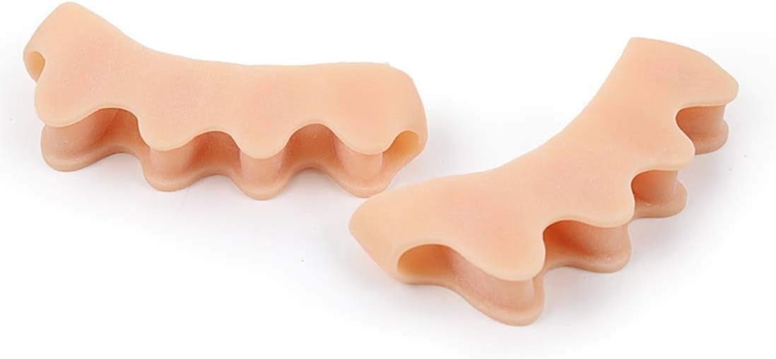 Toe Splint 4 Pieces/Set of Concealed Toes Valgus Thumb Silicone ...