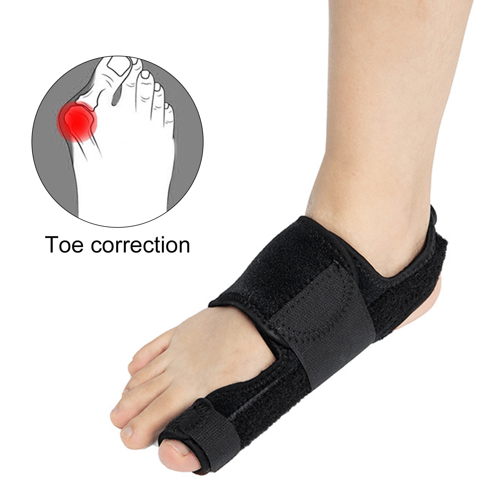 Toe Straightener Durable Adjustable Cozy Comfortable Maintain Proper ...