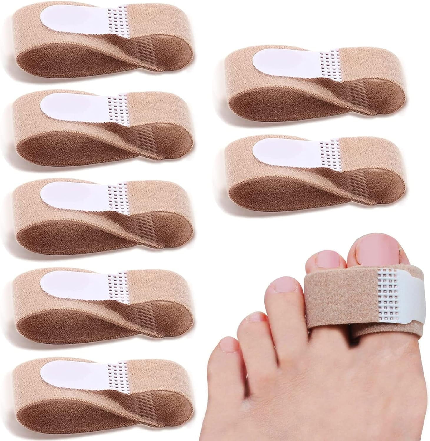 Toe Tapes Toe Separator for Overlapping Toe, Hammer Toe Straightener ...