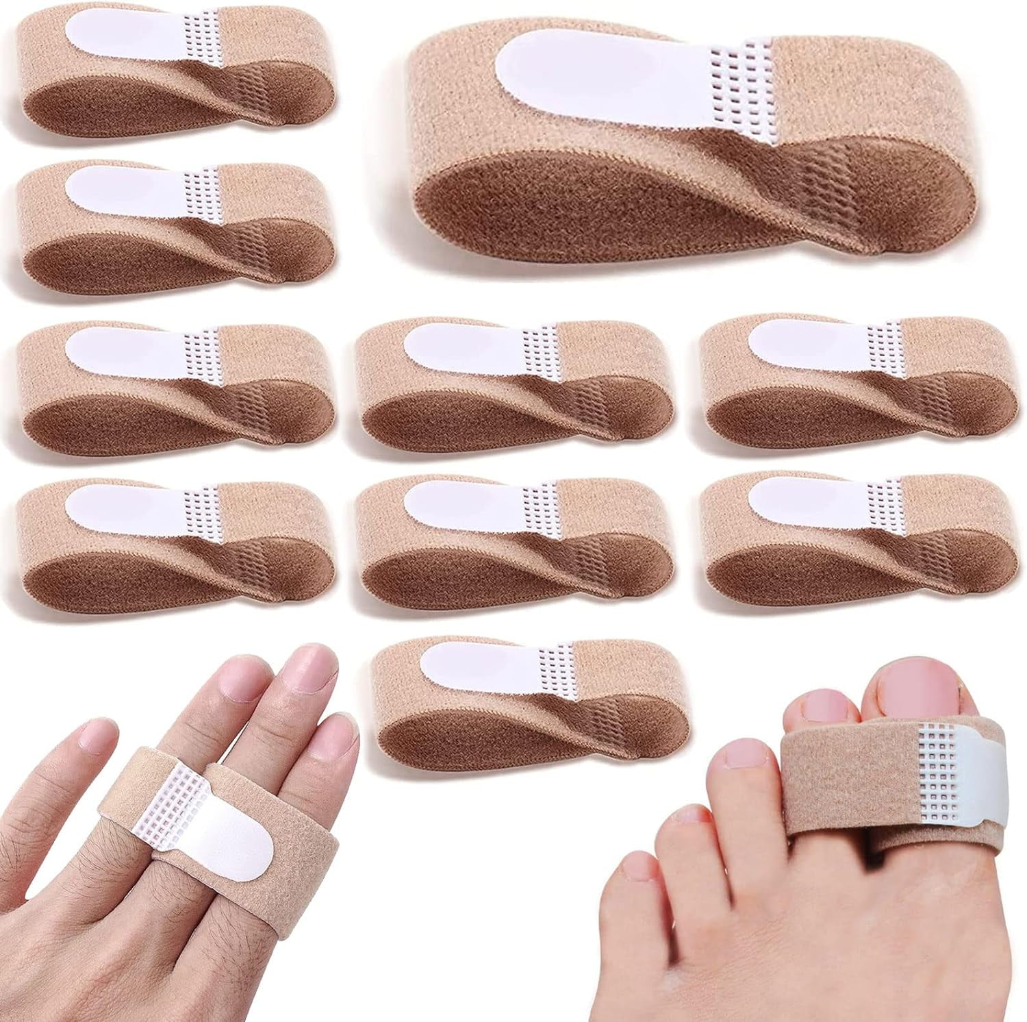 Toe Tapes Toe Separator for Overlapping Toe, Hammer Toe Straightener ...