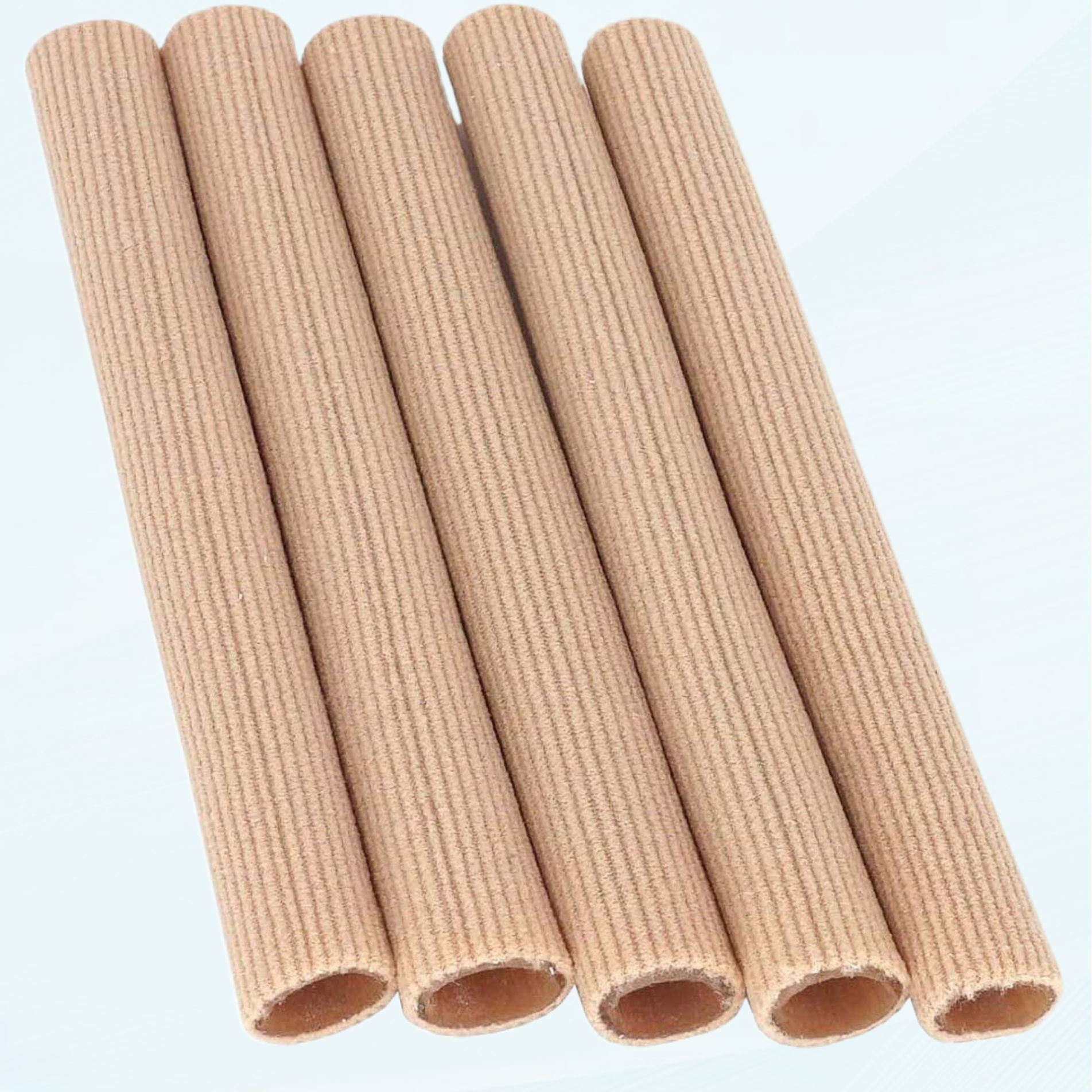 Toe Tubes, 5 Pack, Gel Lined Fabric Sleeves for Corns, Calluses ...