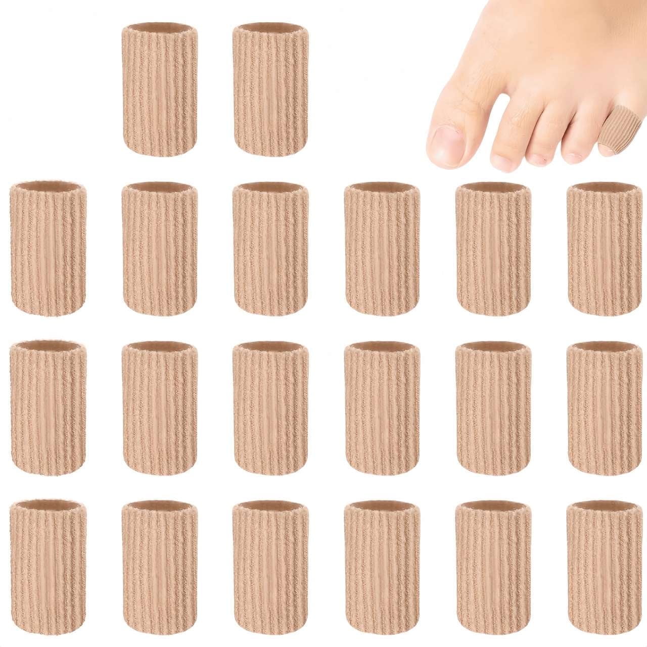 Toe Tubes Cushion Natracure Gel Toe Protectors - Reusable Covers for ...