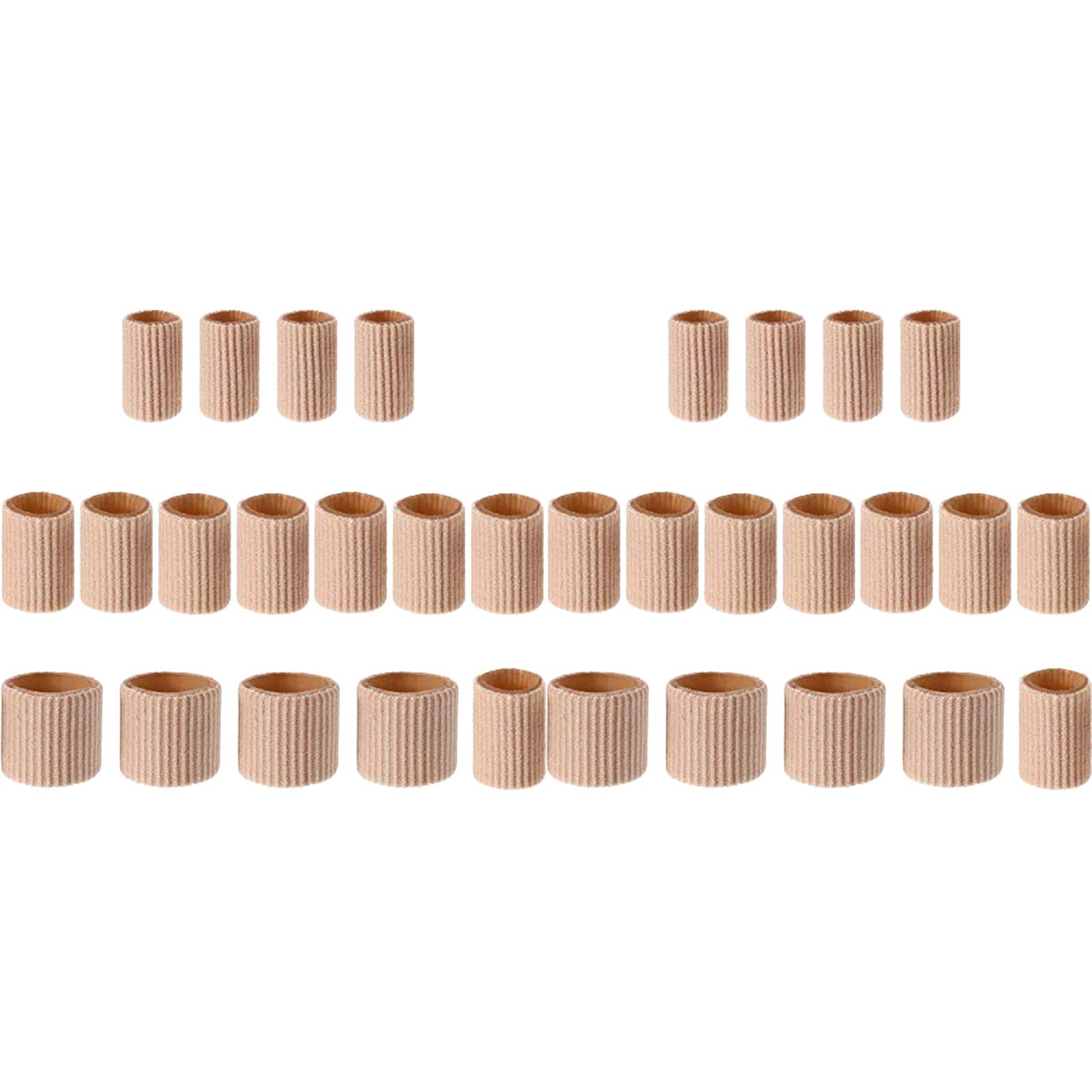 Toe Tubes Fabric Sleeves Protectors Cushions with Gel Separator Tubing ...