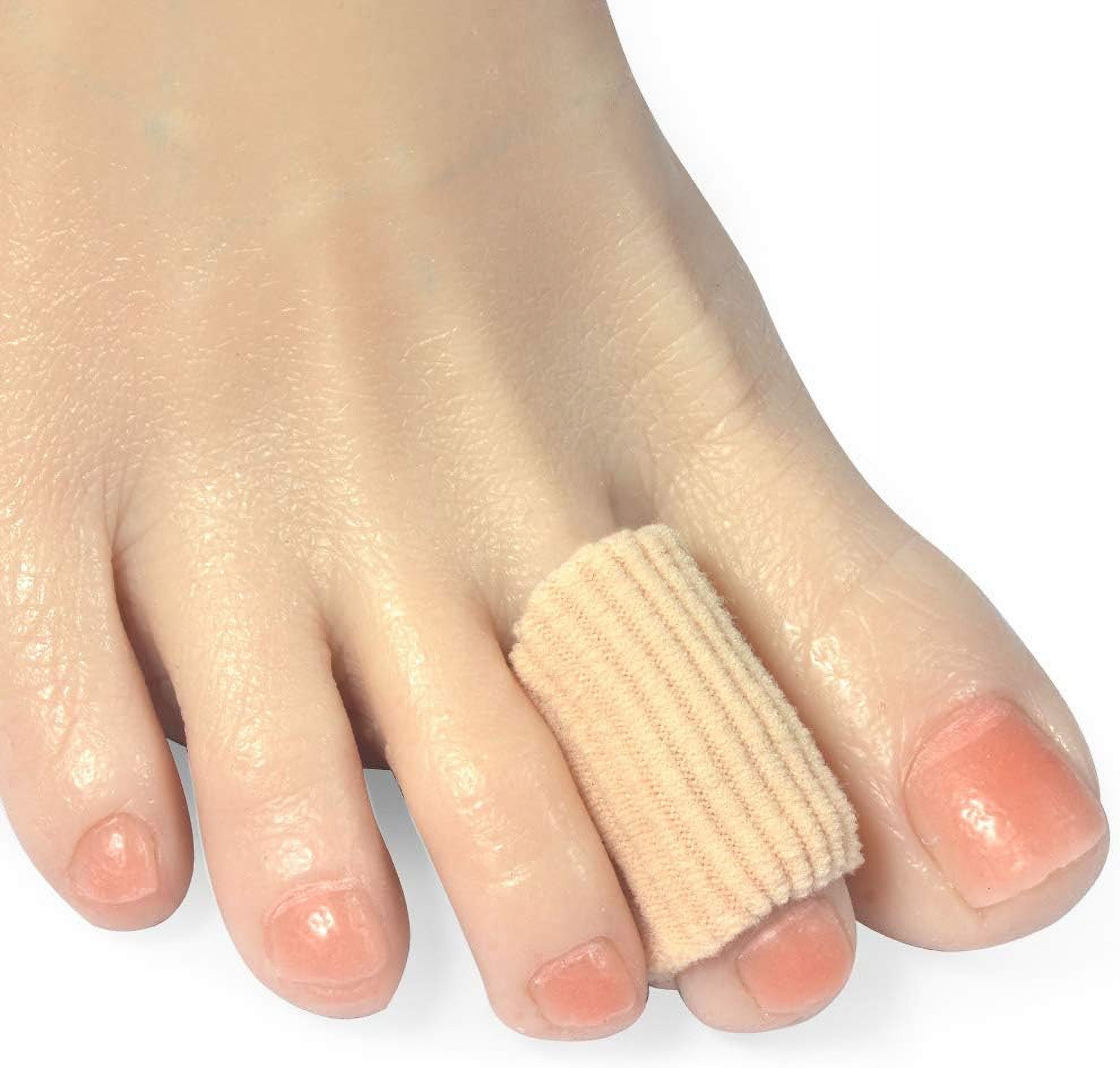 Toe Tubes Made Of Elastic Fabric Lined With Silicone Gel. Toe Sleeve ...