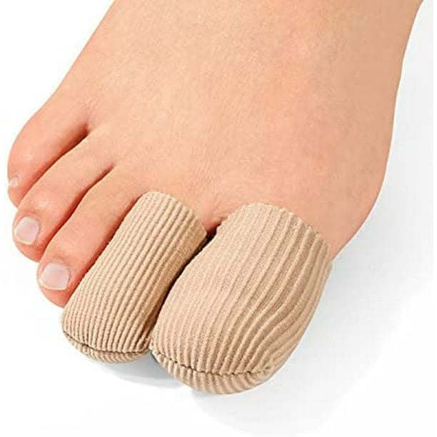 Toe Tubes Sleeves,Toe Protectors,Toe Bandages with Fabric and Gel Gel ...