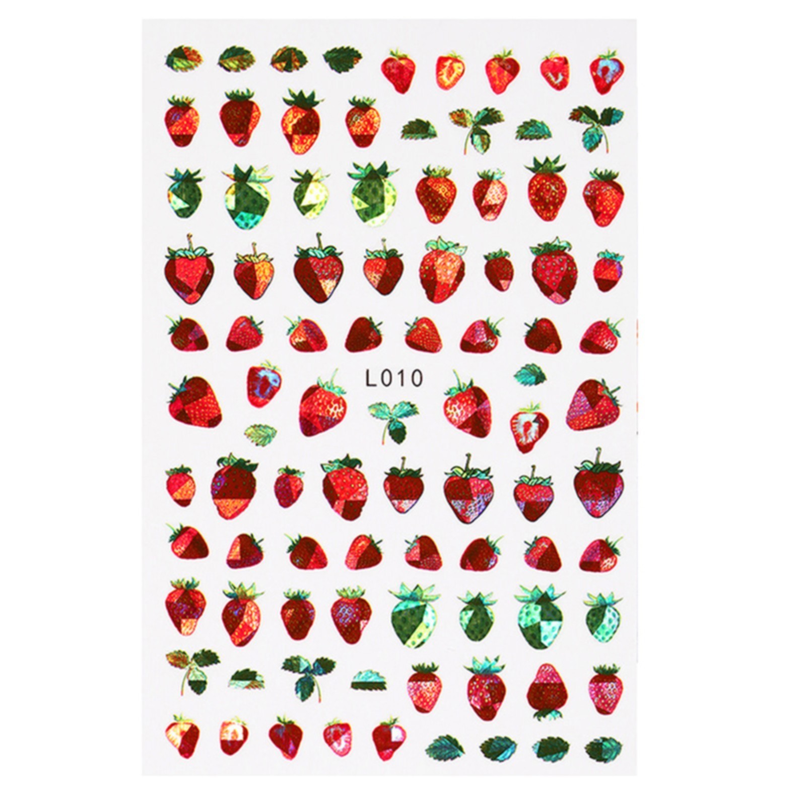 Toe Wraps Polish Summer Nail Art Stickers Decals Decorations 3D Fruit ...