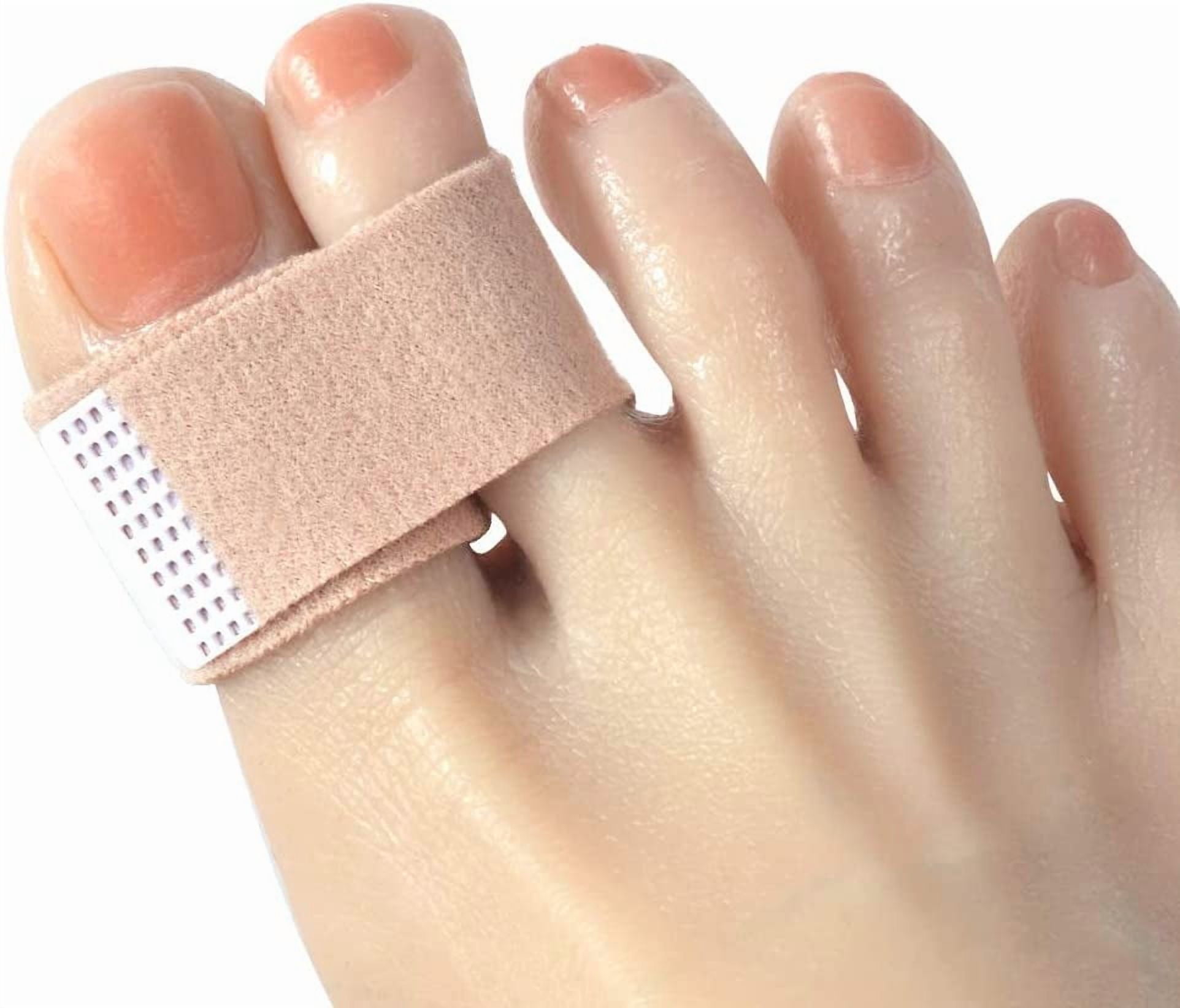 Toe Wraps for Your Big Toes, 8 Pcs/Pack Fabric Toe Splint Toe Cushioned ...