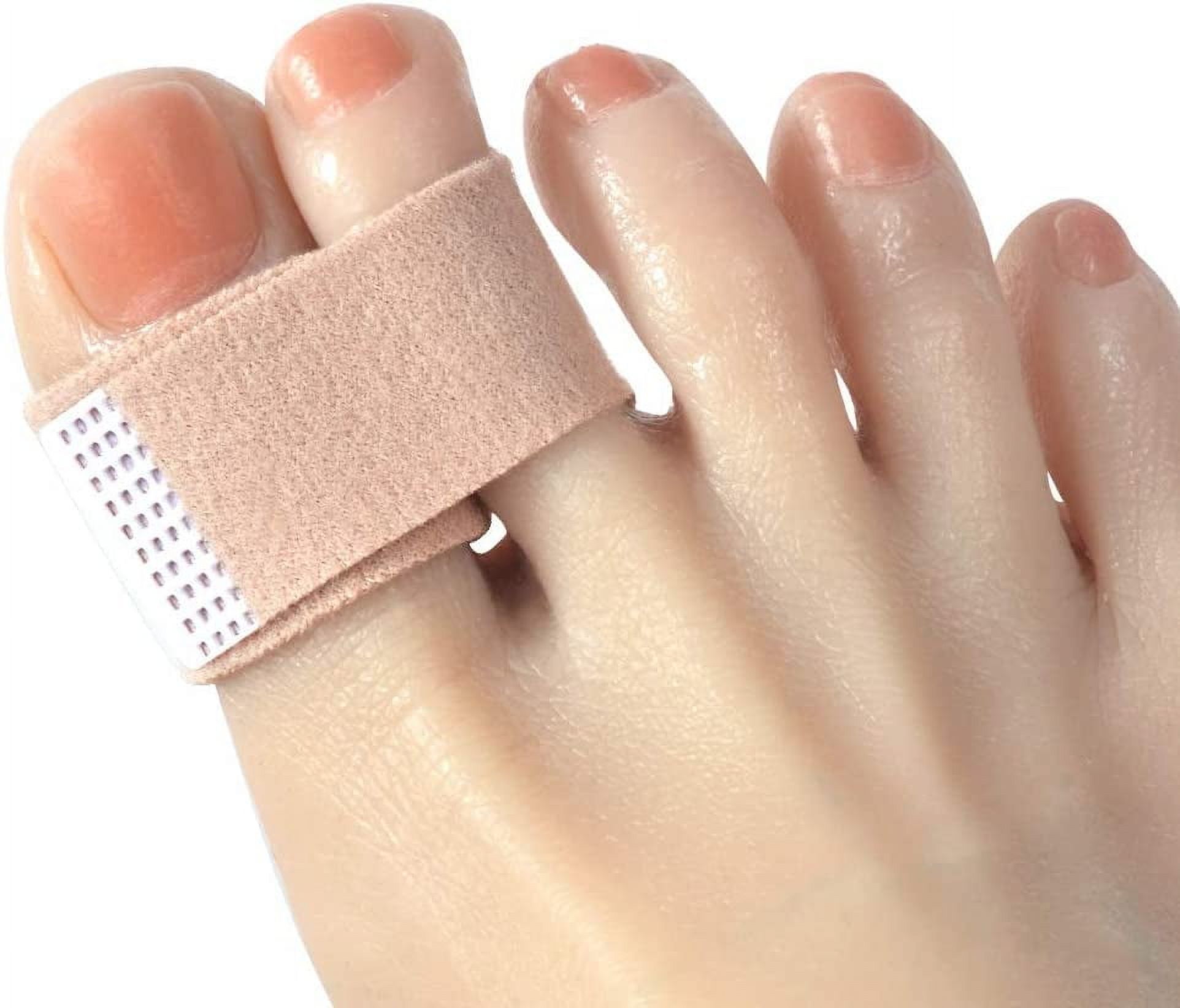 Toe Wraps for Your Big Toes, 8 Pcs/Pack Fabric Toe Splint Toe Cushioned ...