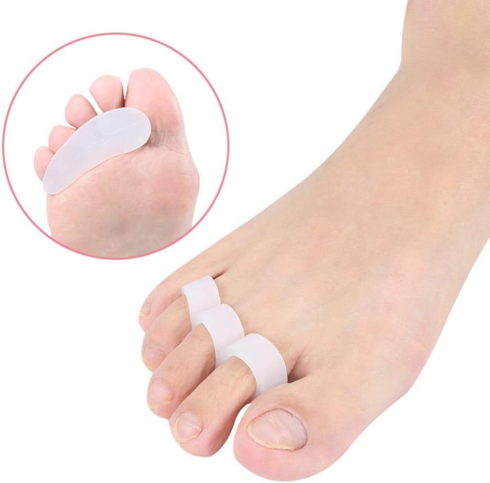 Toe orthosis Toe Splitter Toe Separator, 5pcs Three-Hole Snail Thumb ...