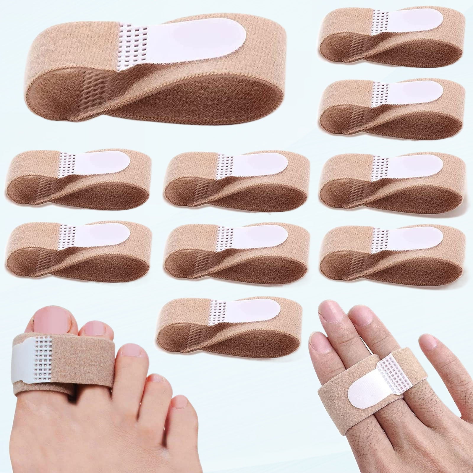 Toe separator for overlapping toes, hammer toe hammer toe splint fabric ...