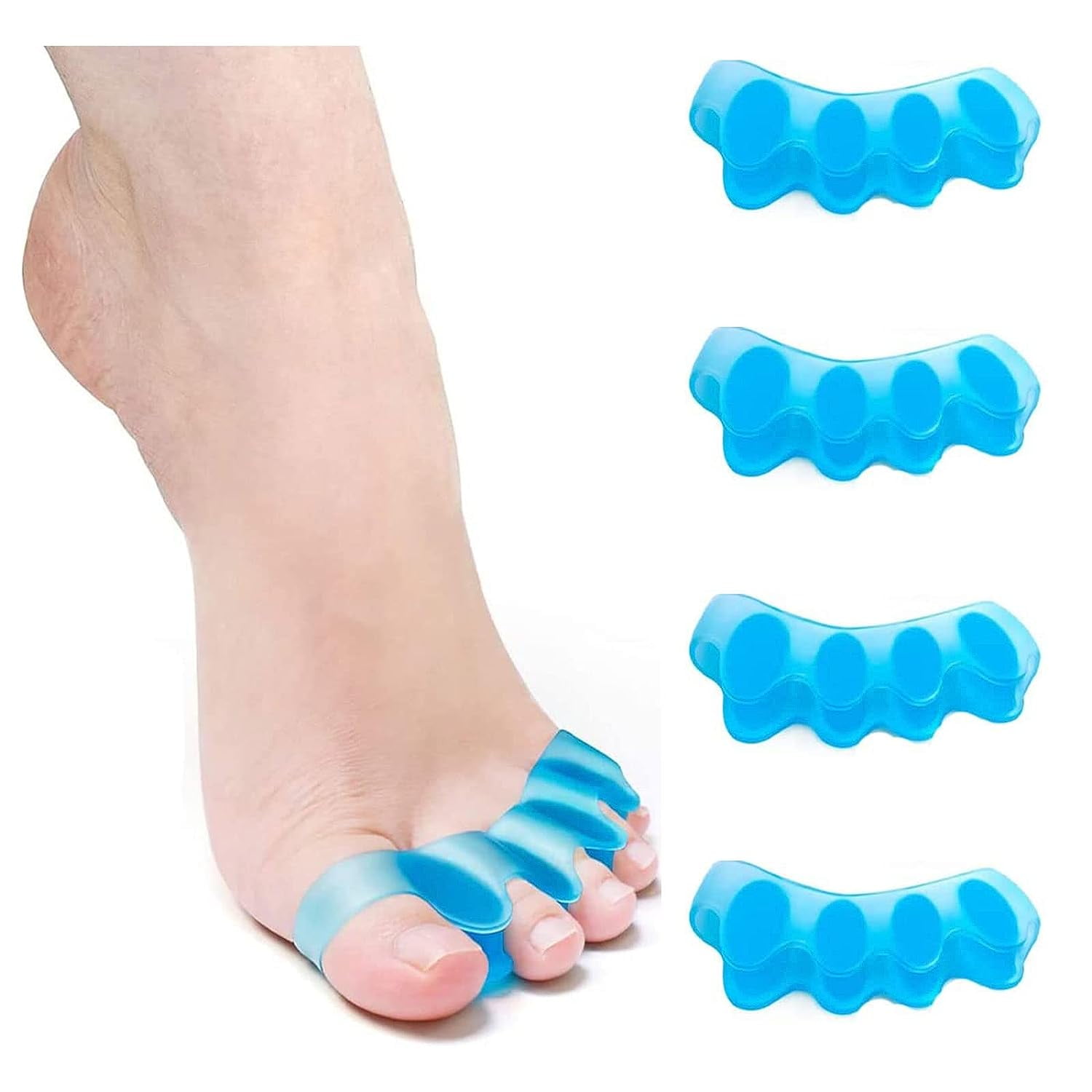 Toe separator, Toe spacers, Gel Toe Separators, Bunion Correctors, Toe ...