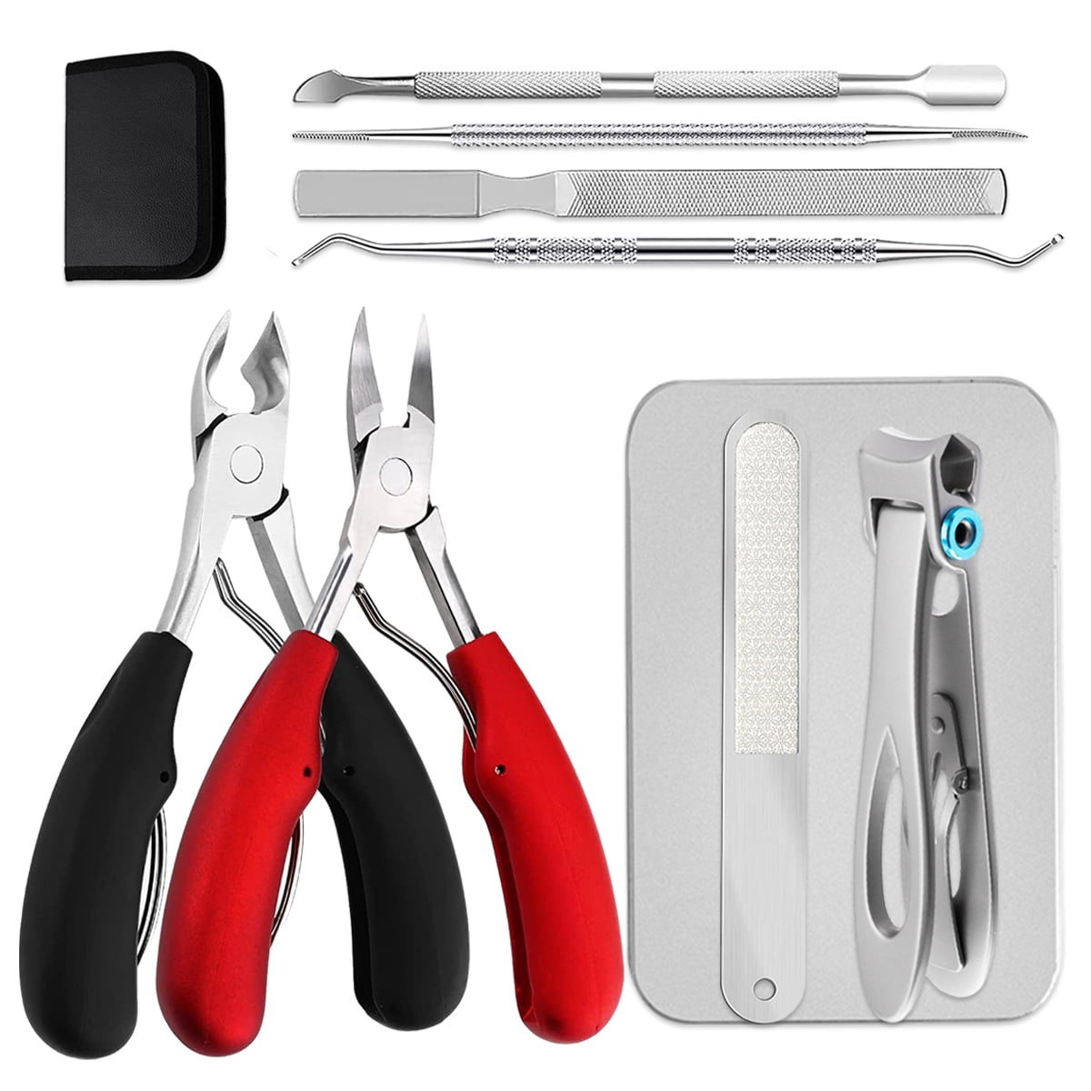 Toenail Clipper Set, Sharp Nail Clipper For Thick & Ingrown Toenails ...