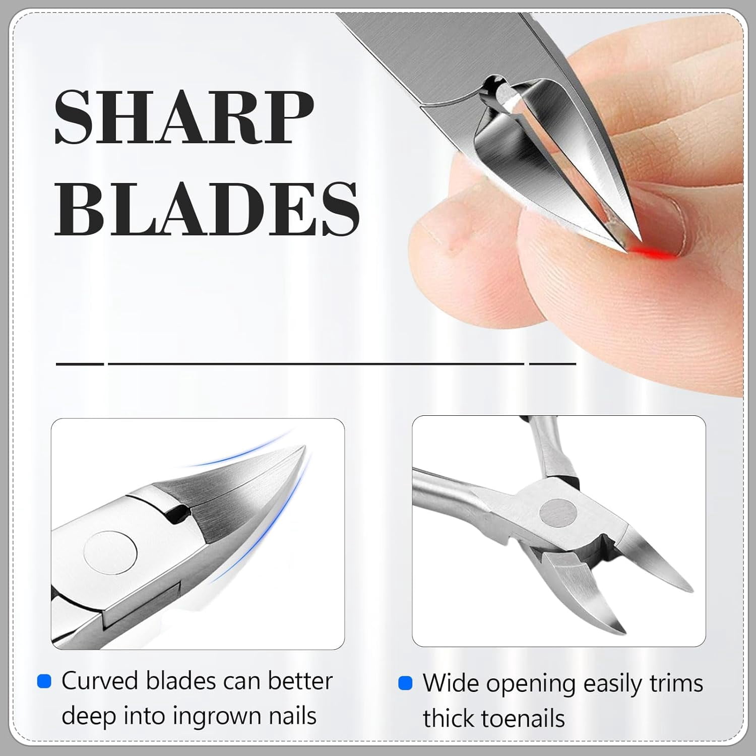 Toenail Clippers for Ingrown & Thick Nails,Toe Nail Clippers for ...