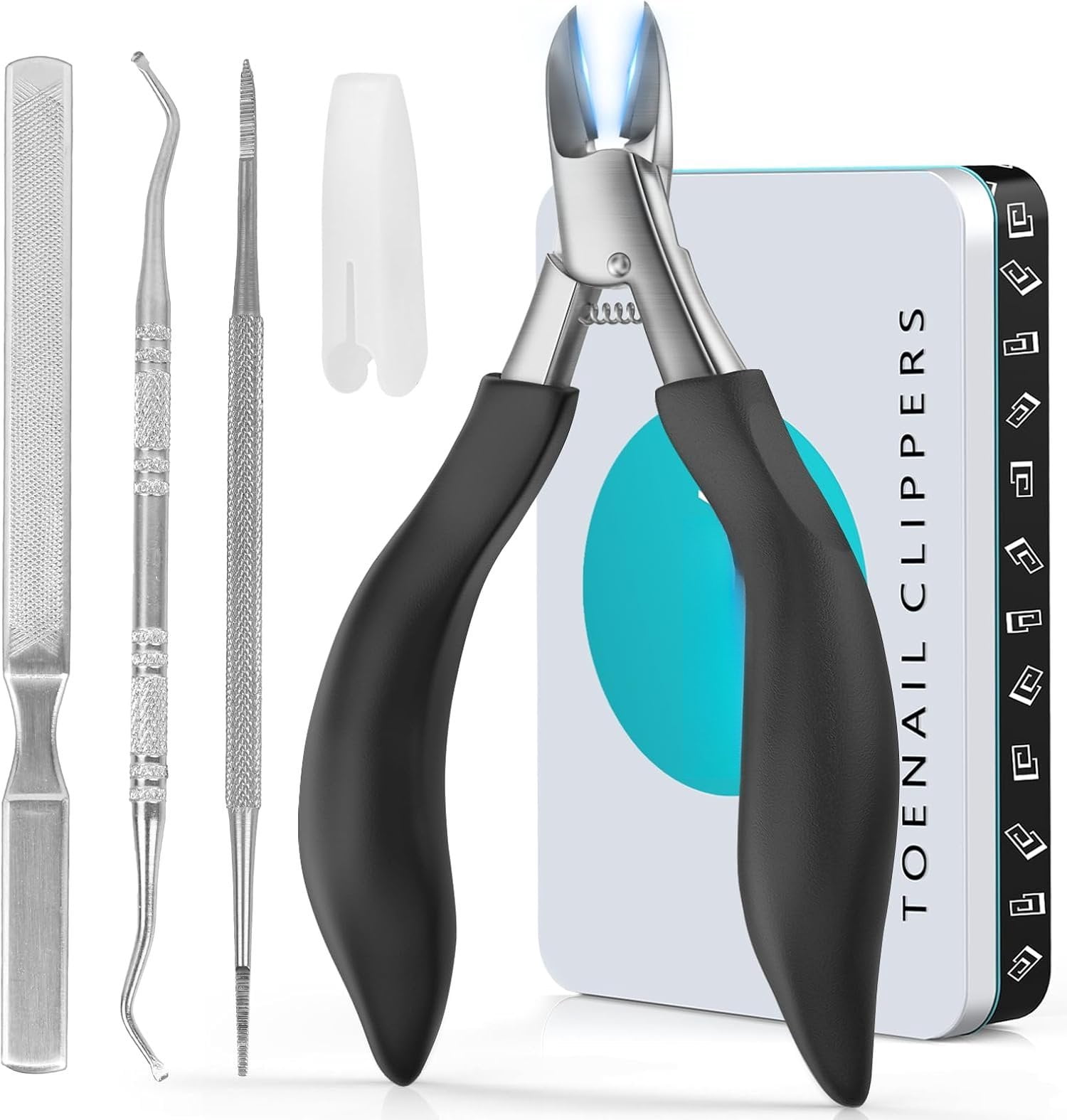 Toenail Clippers for Ingrown & Thick Toenails - Clippers for Remove ...