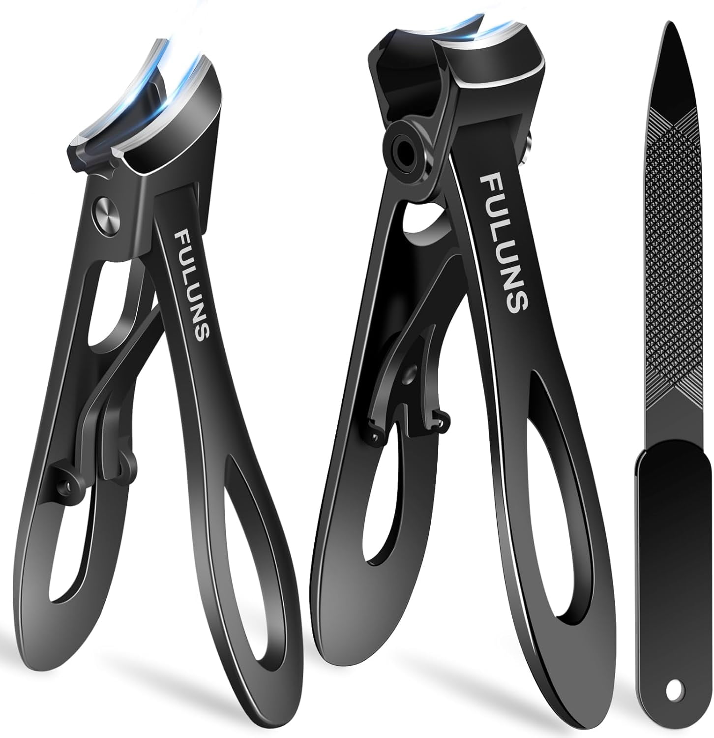 Toenail Clippers for Men Thick Nails,Slanted Curved Ingrown Nail ...