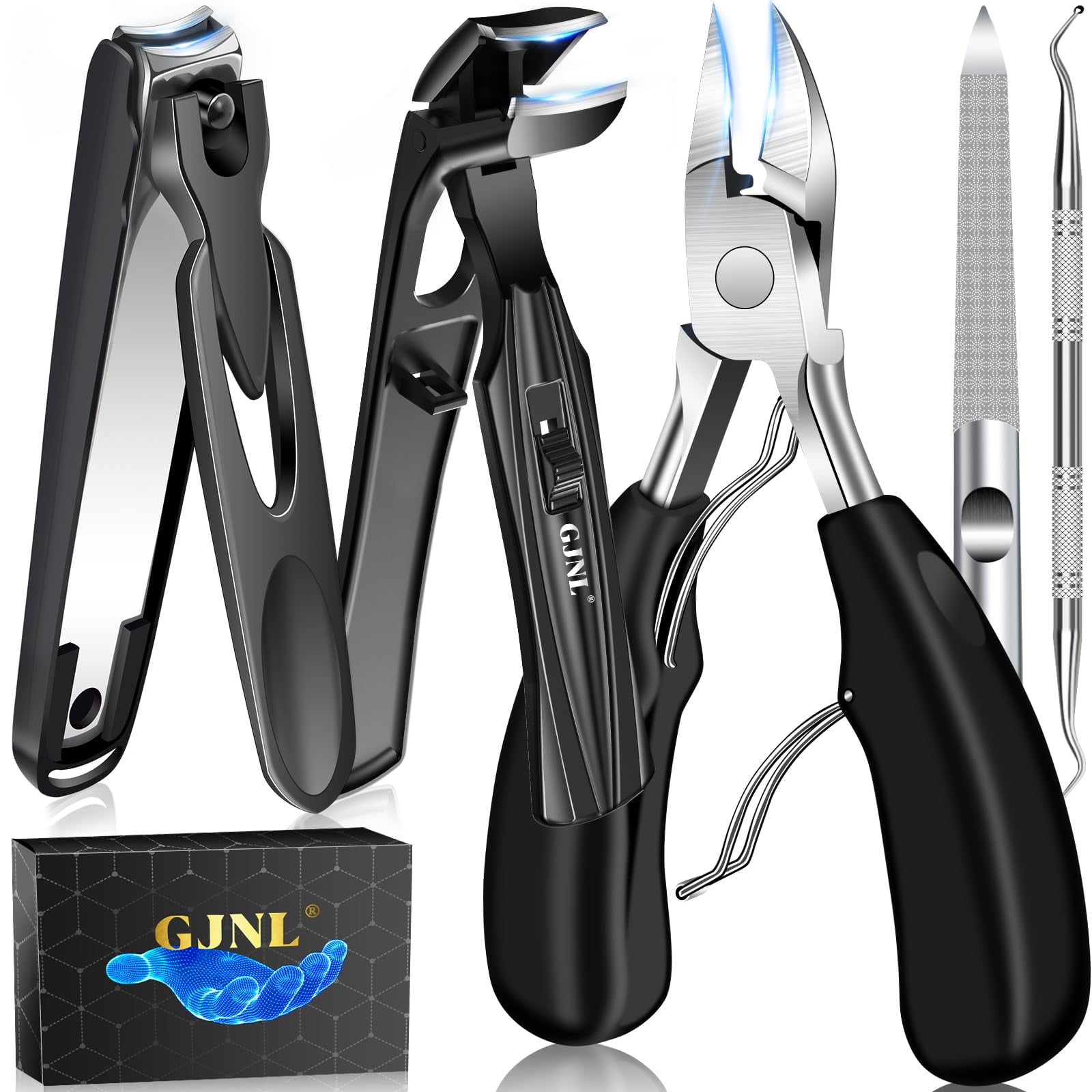 Toenail Clippers for Seniors AIF9 Thick Nails - Angled Toe Nail ...